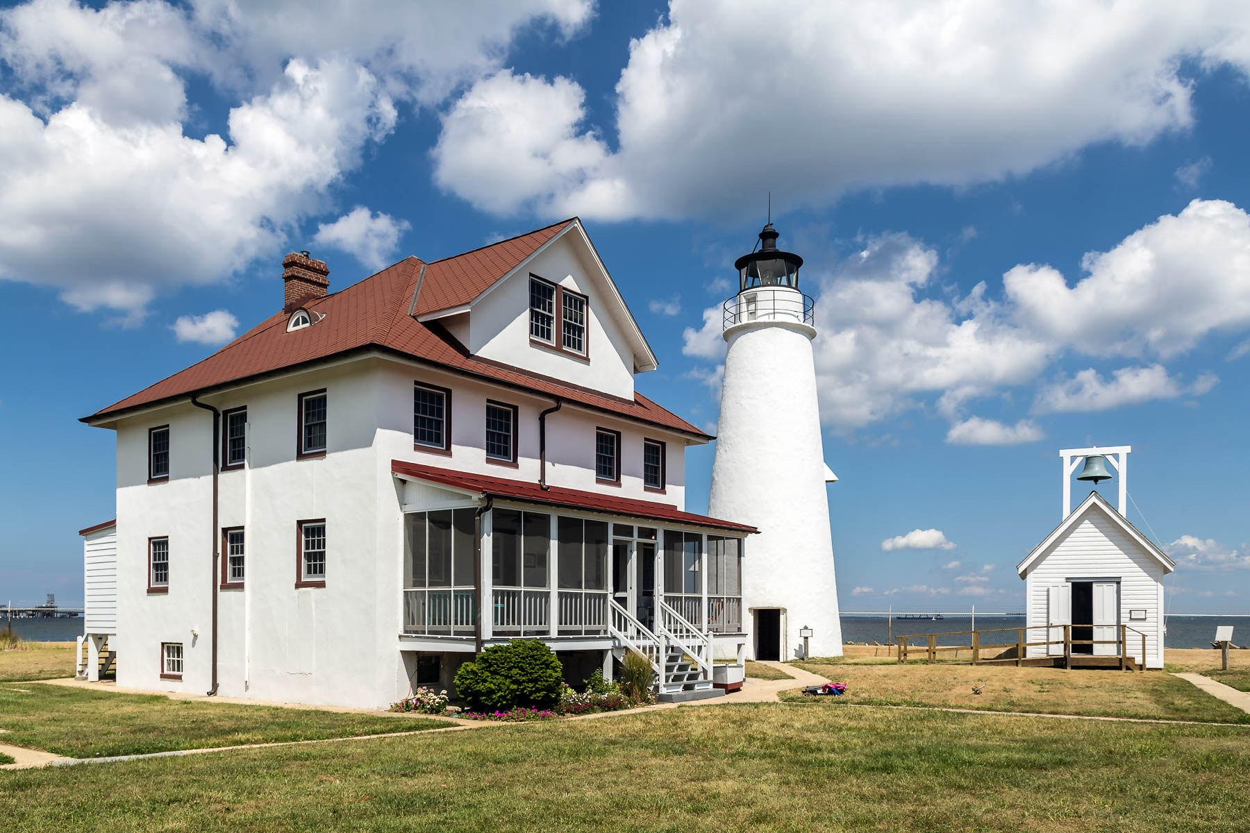 Eleven lighthouses in the Chesapeake Bay watershed