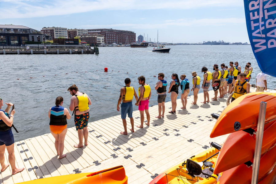 Baltimoreans swim again at Harbor Splash 2024